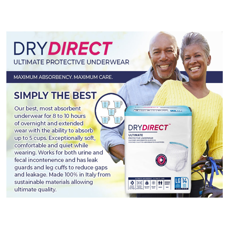 Dry Direct Ultimate Protective Underwear | Best Adult Diapers