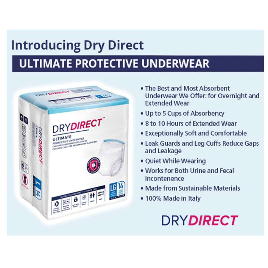 Dry Direct Ultimate Protective Underwear | Best Adult Diapers