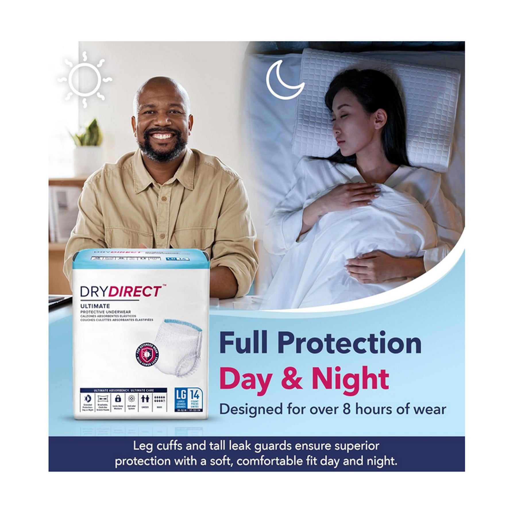 Dry Direct Ultimate Protective Underwear | Best Adult Diapers